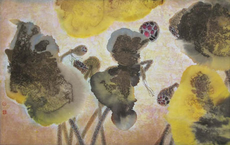 画家 Yang Yanping 楊 燕屏 ヤン・ヤンピン 作品 / 銀座シルクランド画廊